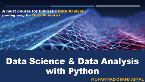 Data Science & Data Analysis with Python | edilume